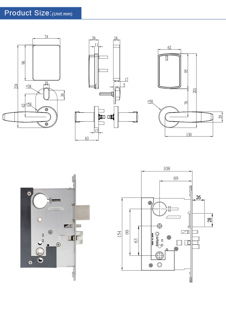 S3072H ORBITA Hotel Lock_ORBITA hotel lock & hotel lock system